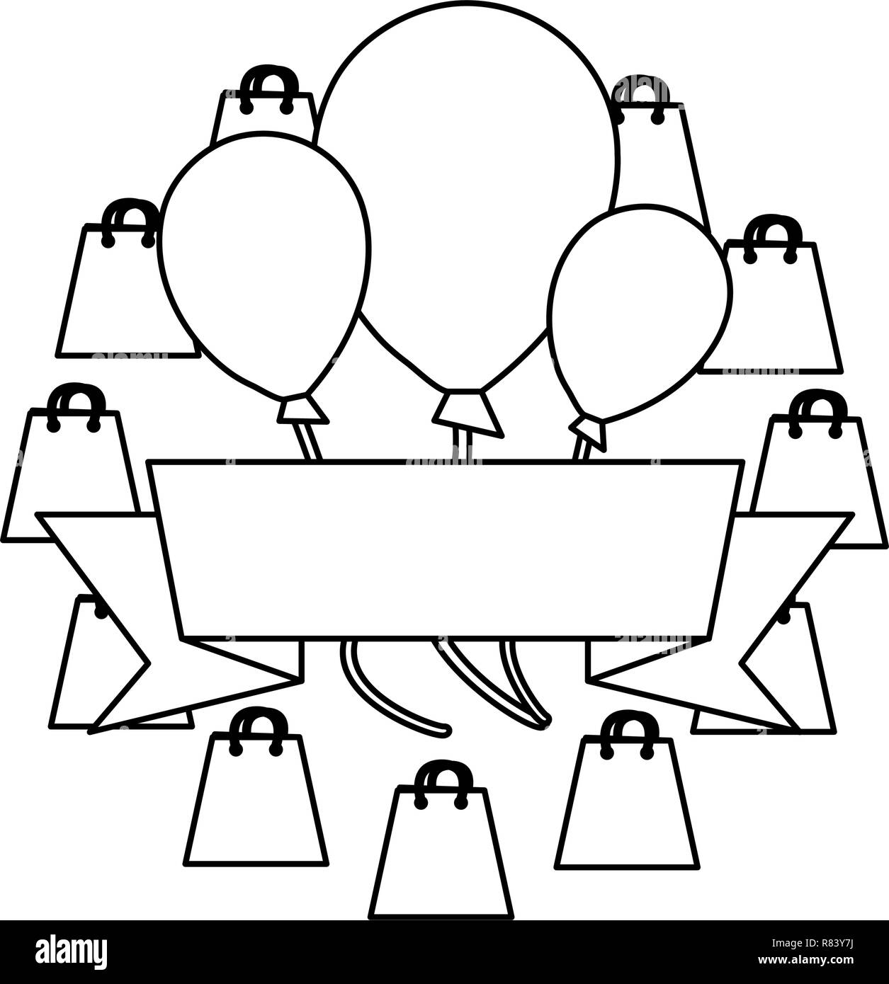 Christmas online delivery shopping Black and White Stock Photos ...