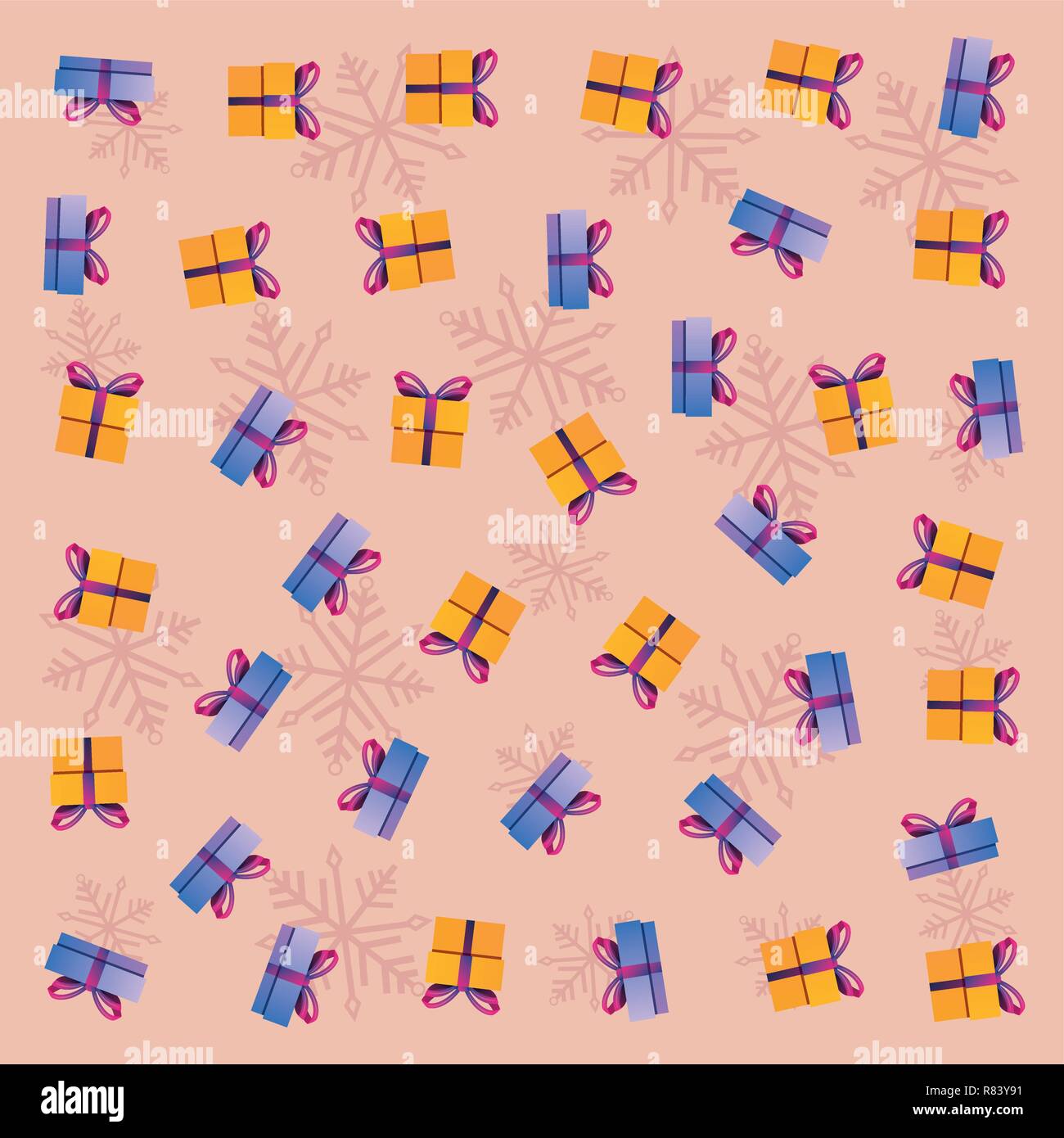 gift box celebration party background vector illustration Stock Vector ...