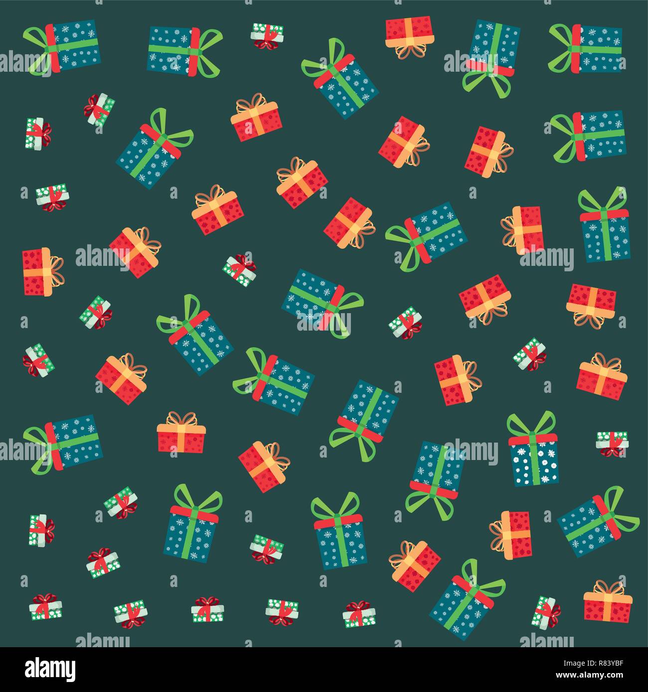 gift box celebration party background vector illustration Stock Vector ...