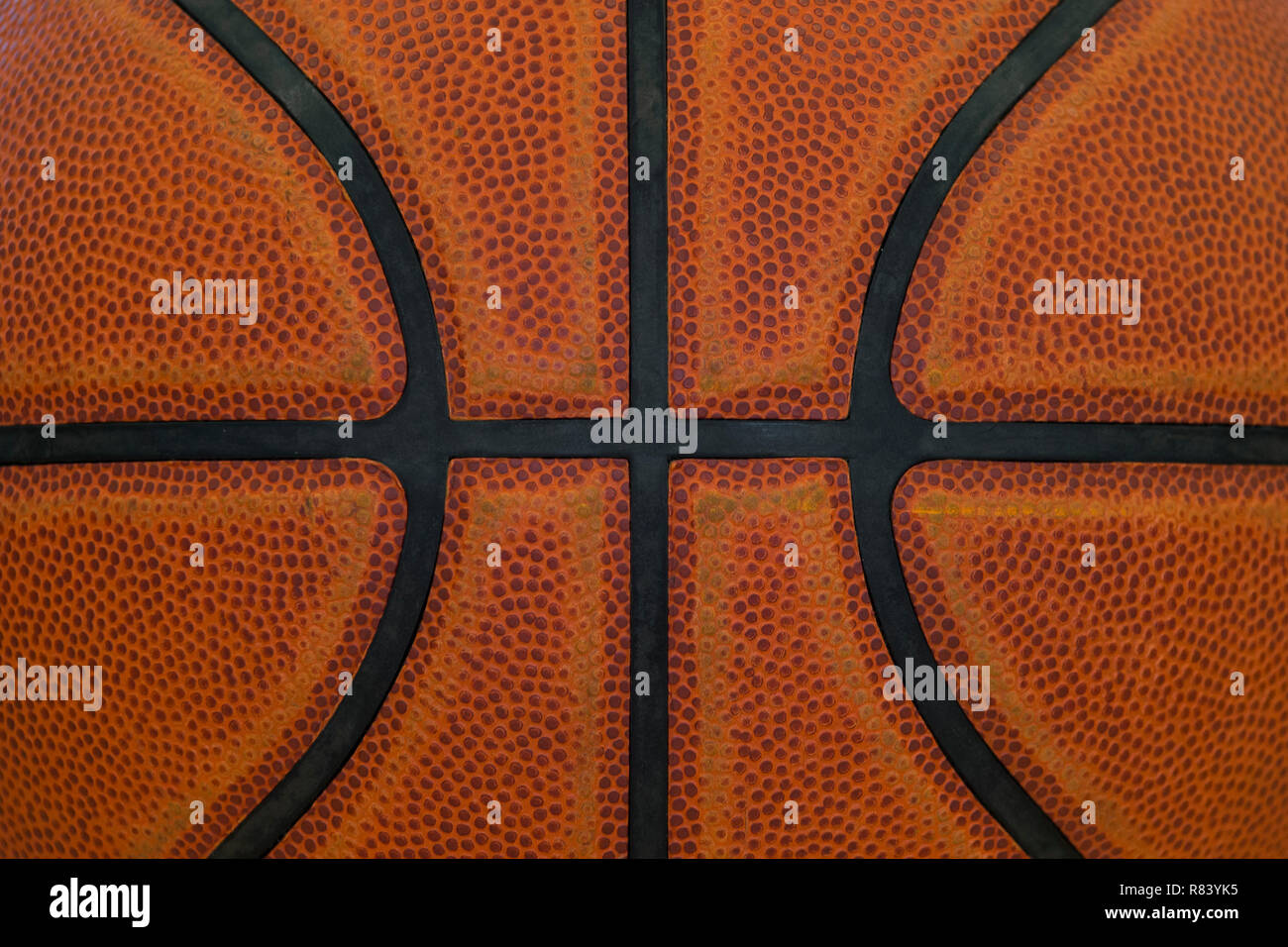 Closeup detail of basketball ball texture background Stock Photo - Alamy