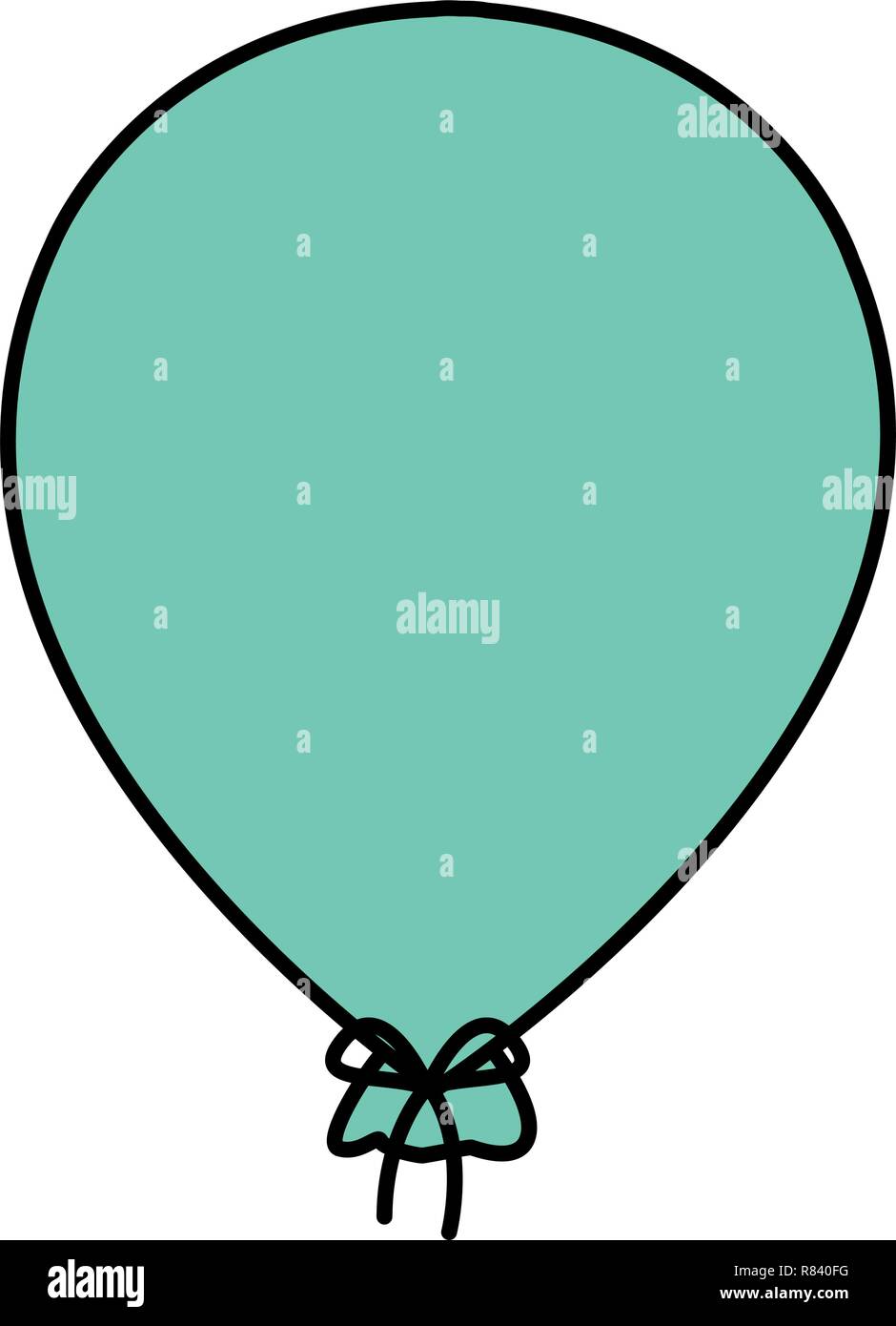 balloon icon over white background, vector illustration Stock Vector ...