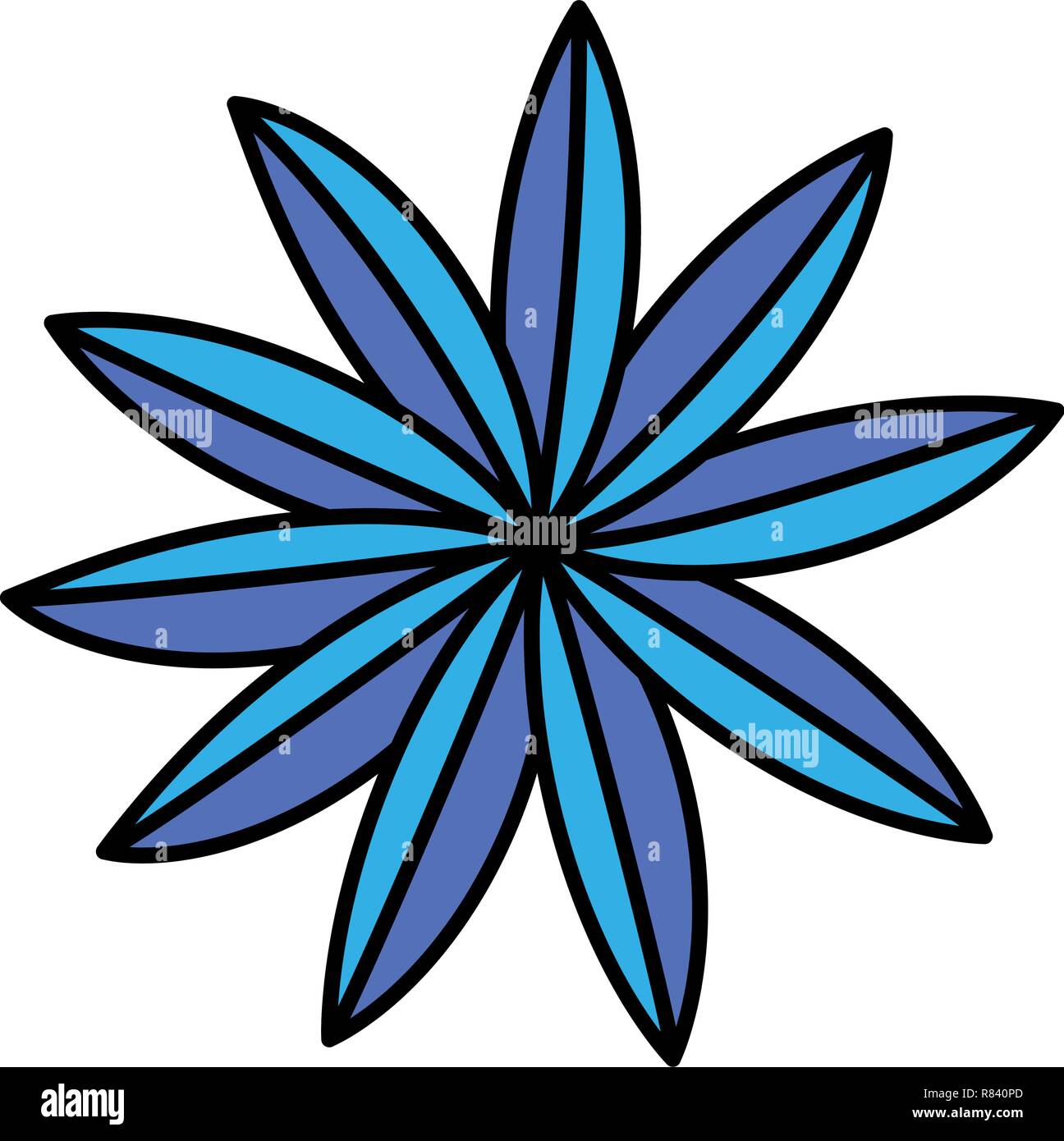 tropical flower icon over white background, vector illustration Stock ...