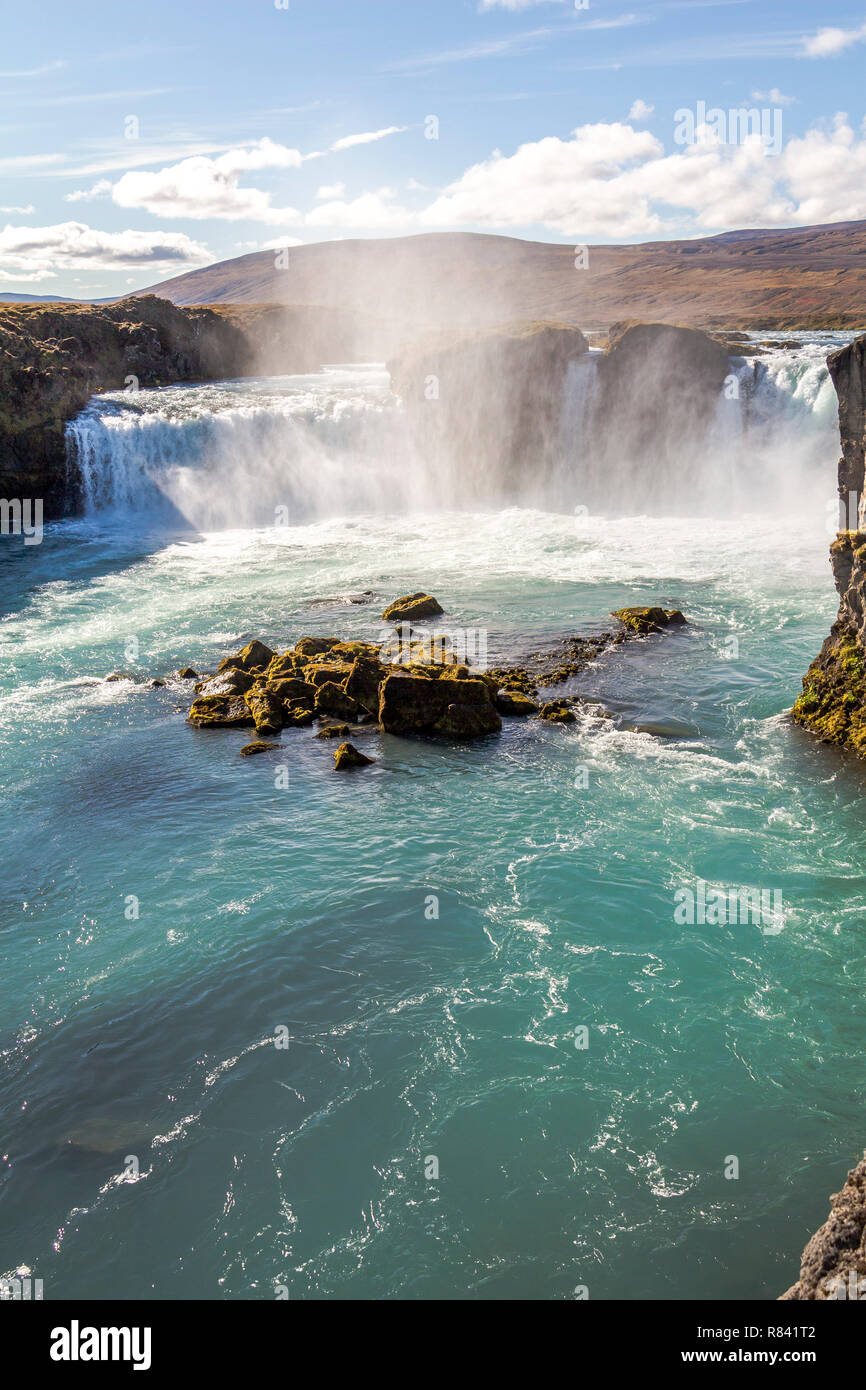 Iceland view godafoss falls hi-res stock photography and images - Alamy