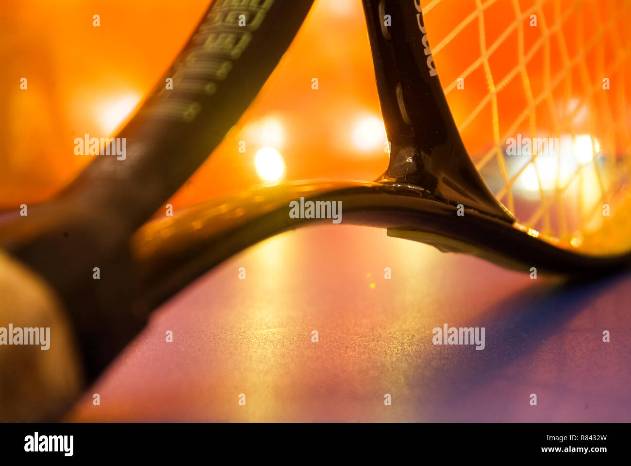 The tennis racket Stock Photo - Alamy
