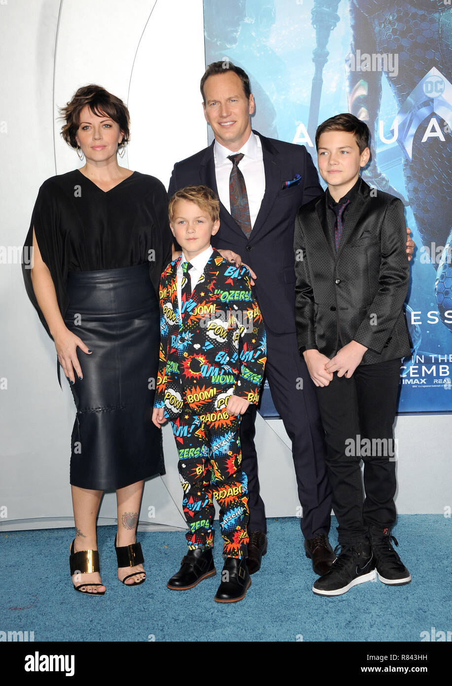 Dagmara Dominczyk, Kassian McCarrell Wilson, Patrick Wilson and Kalin ...