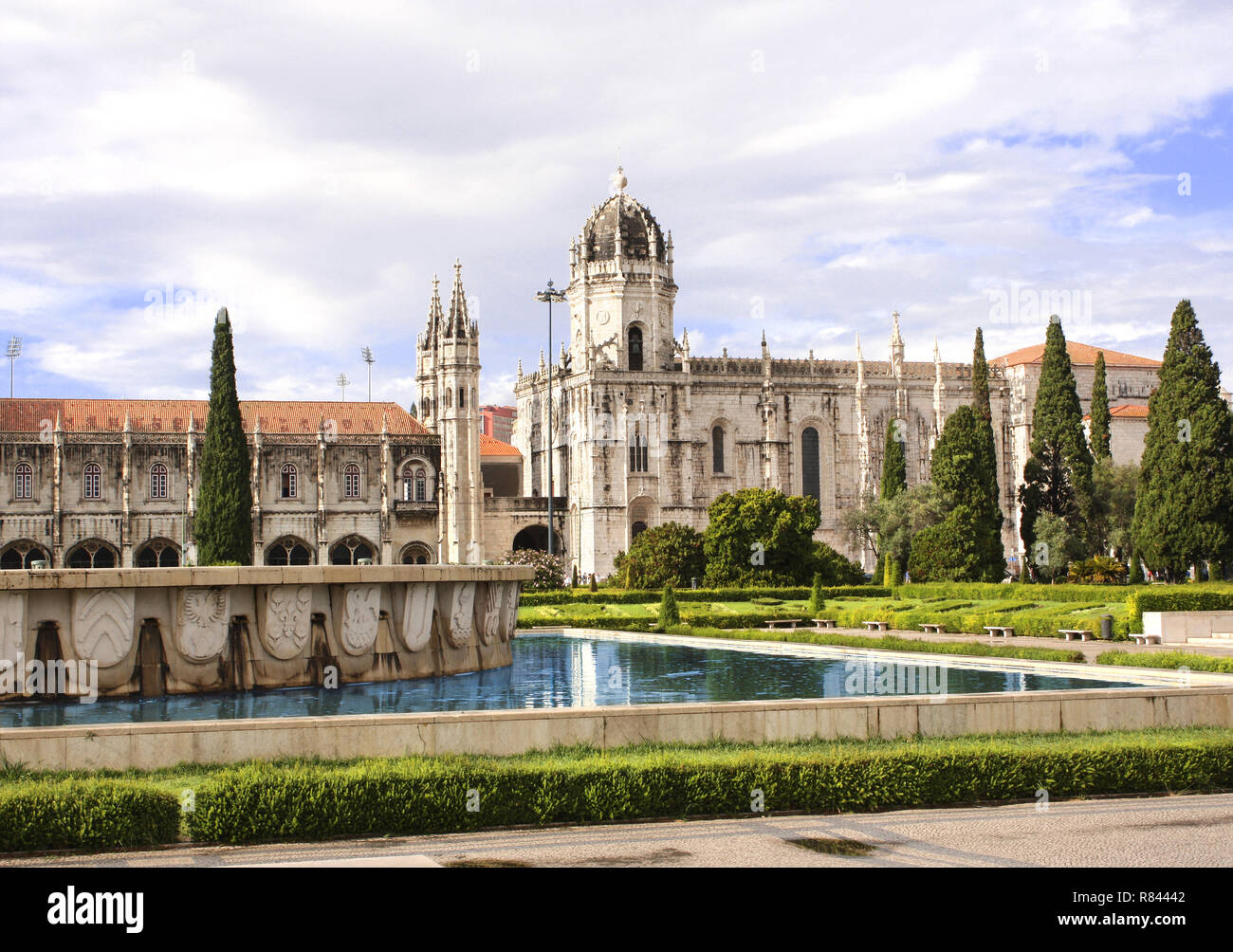 Monastery of the Hieronymites in Santa Maria de Belem, Lisbon, Portugal ...