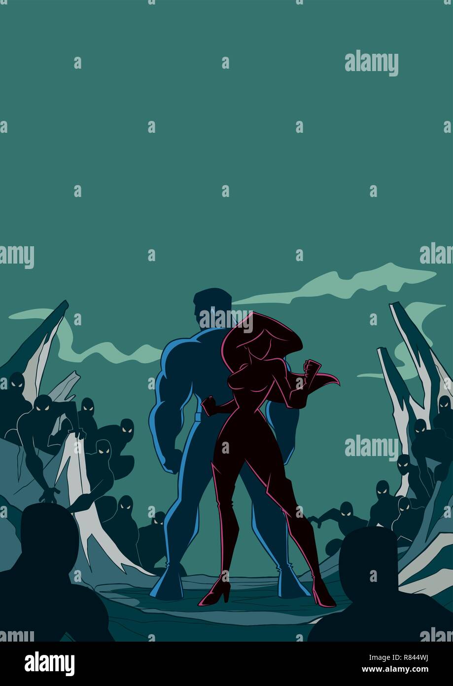 Man female superhero Stock Vector Images - Alamy