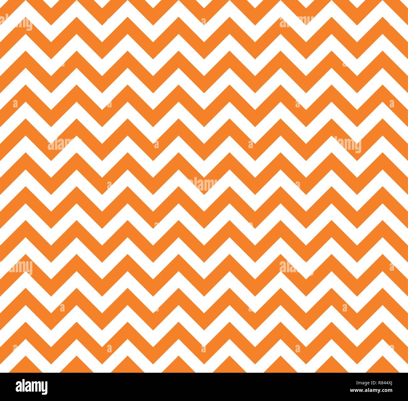 Orange and white Zig zag seamless pattern, vector and illustration ...
