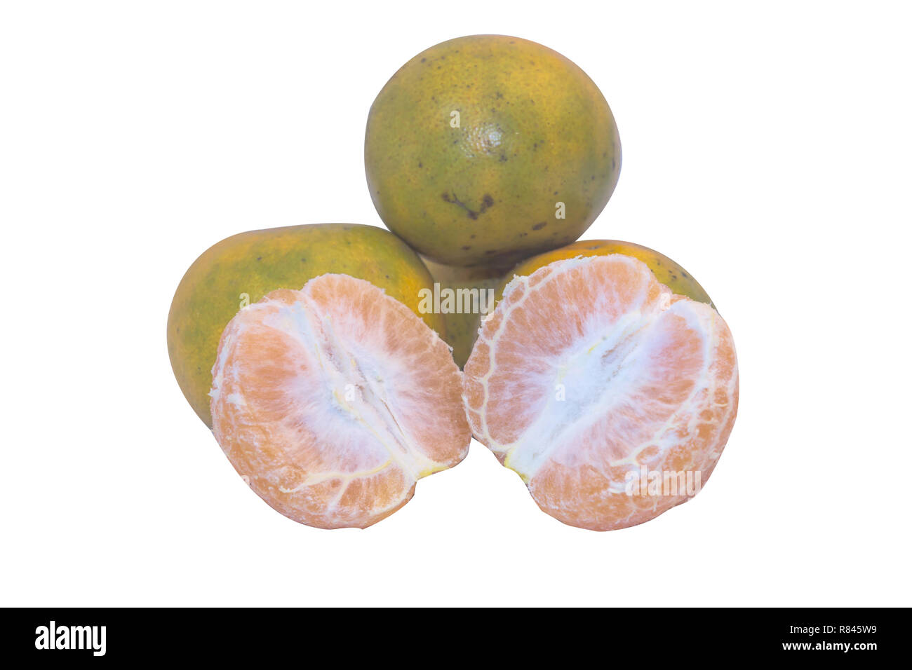 fresyellow orange fruit orange peel and haft range group with white ...