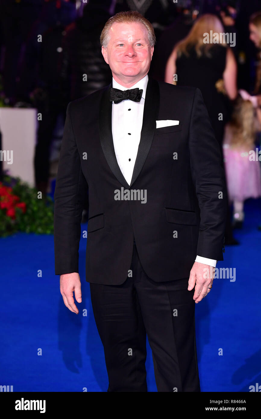 David Magee attending the Mary Poppins Returns European Premiere held ...