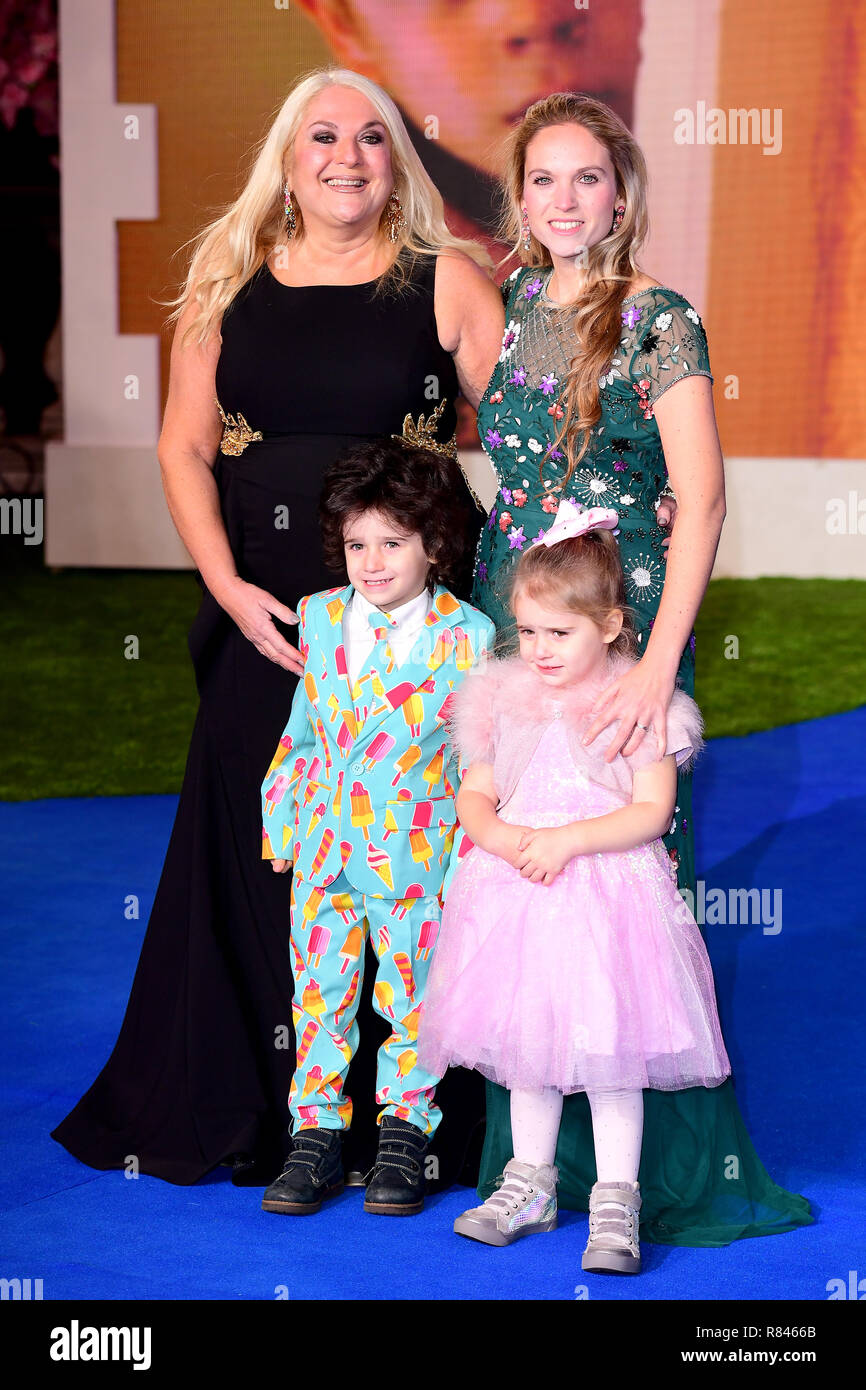 Vanessa Feltz (left) attending the Mary Poppins Returns European ...
