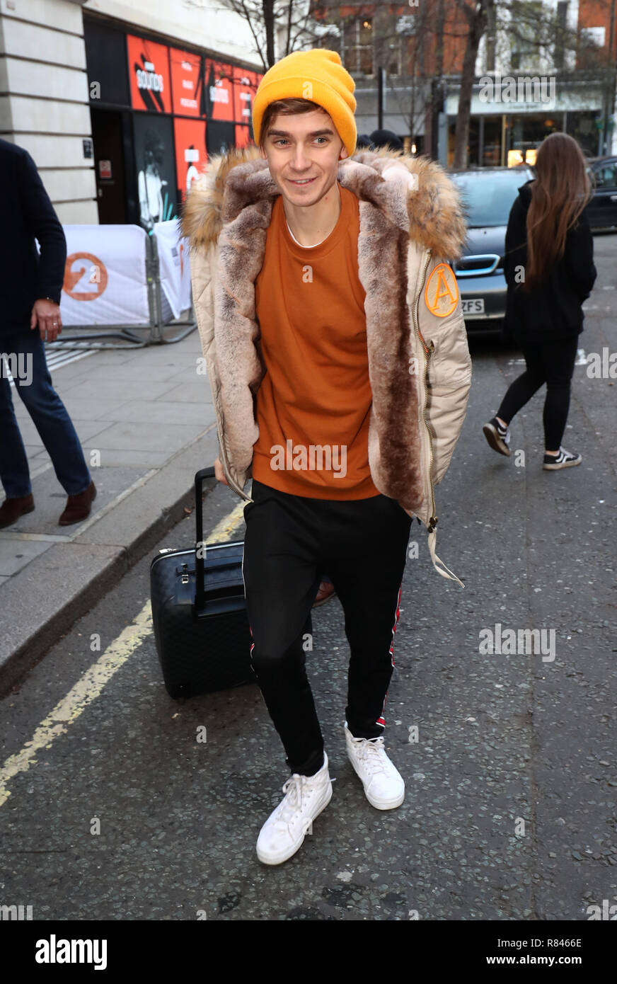 Strictly Come Dancing finalist Joe Sugg leaves BBC Broadcasting House ...