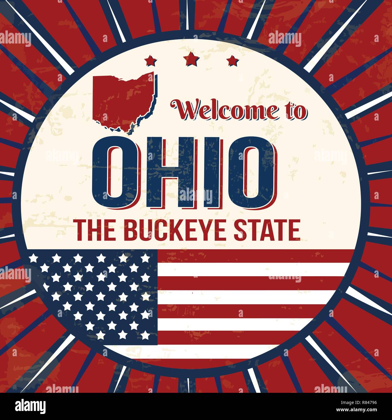 Ohio welcome Stock Vector Images - Alamy