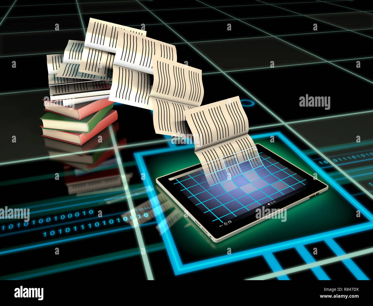 Flying book pages hi-res stock photography and images - Alamy