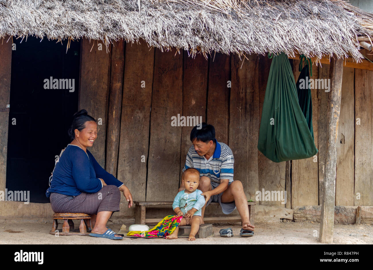 Young Rural Farmer Family And Baby High Resolution Stock Photography ...