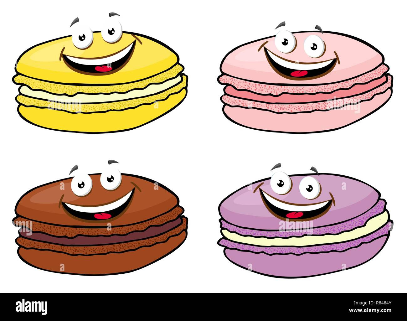 Funny cartoon about french food hi-res stock photography and images - Alamy