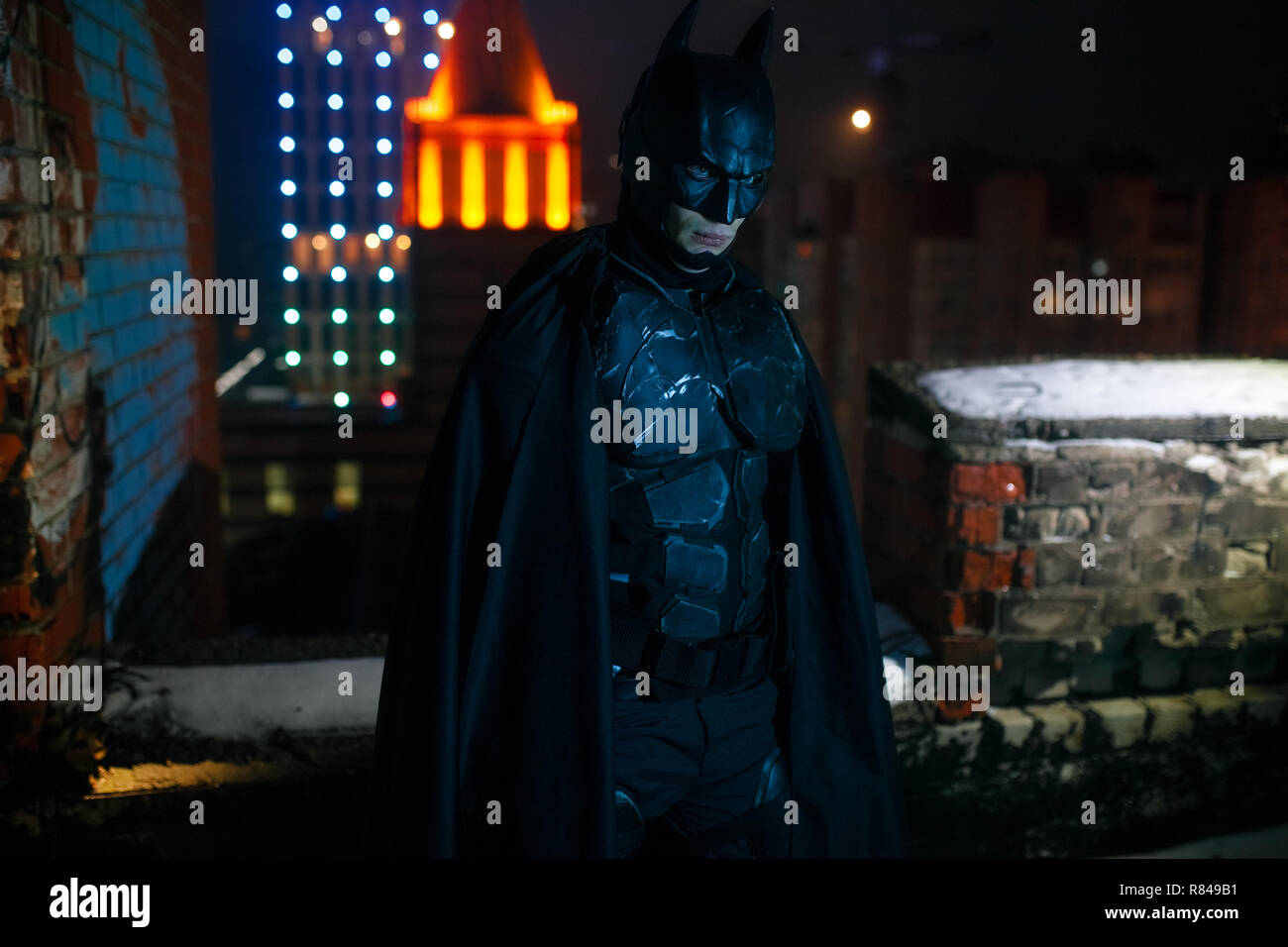 Person in batman costume hi-res stock photography and images - Alamy