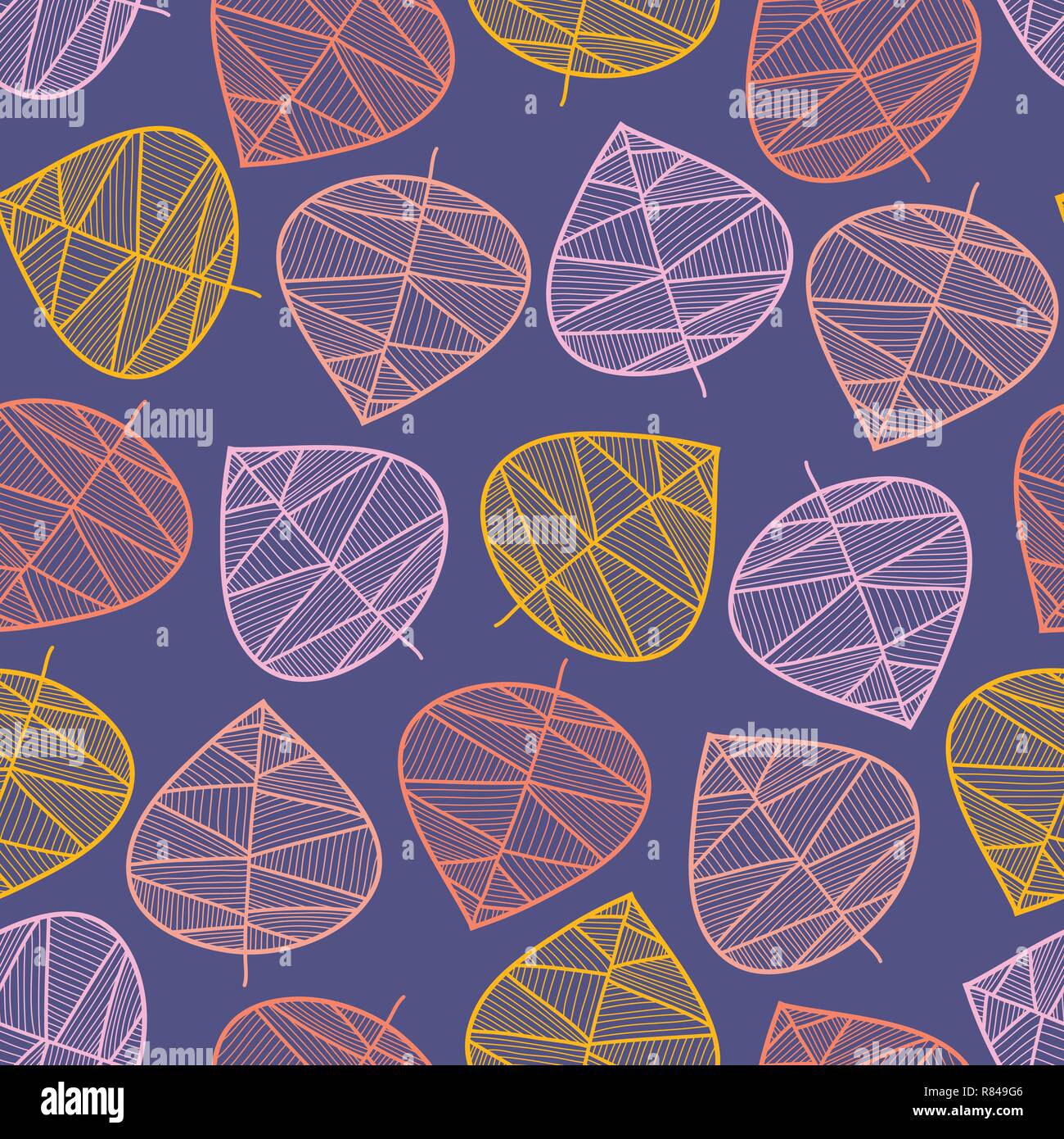 Stylized leaves hi-res stock photography and images - Alamy