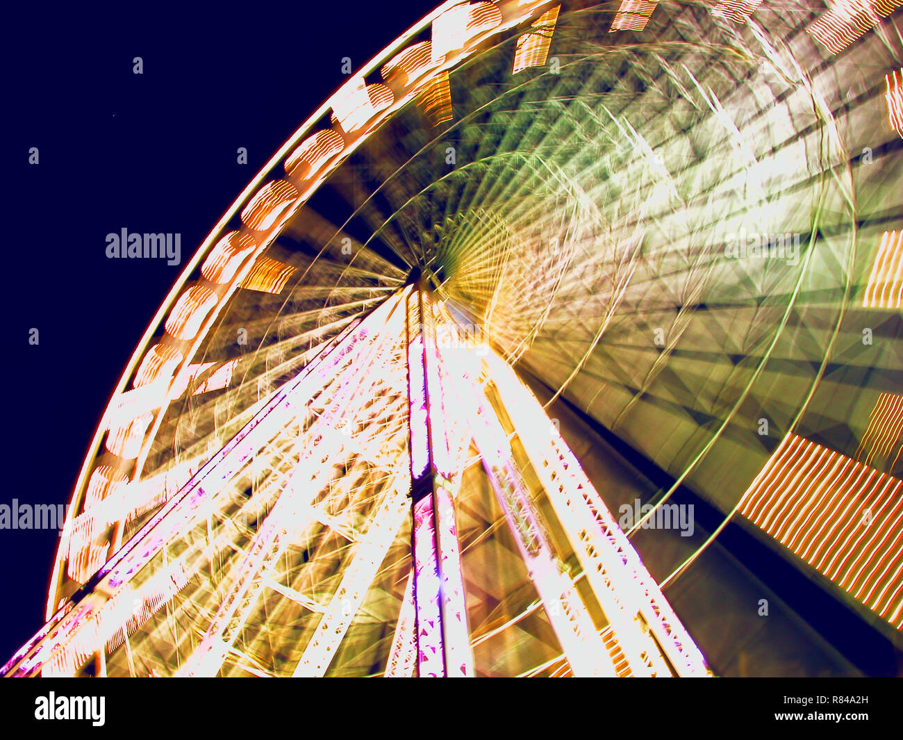 La Grande Roue, aka Ferris Wheel, in the Tuileries Fairground, Paris ...