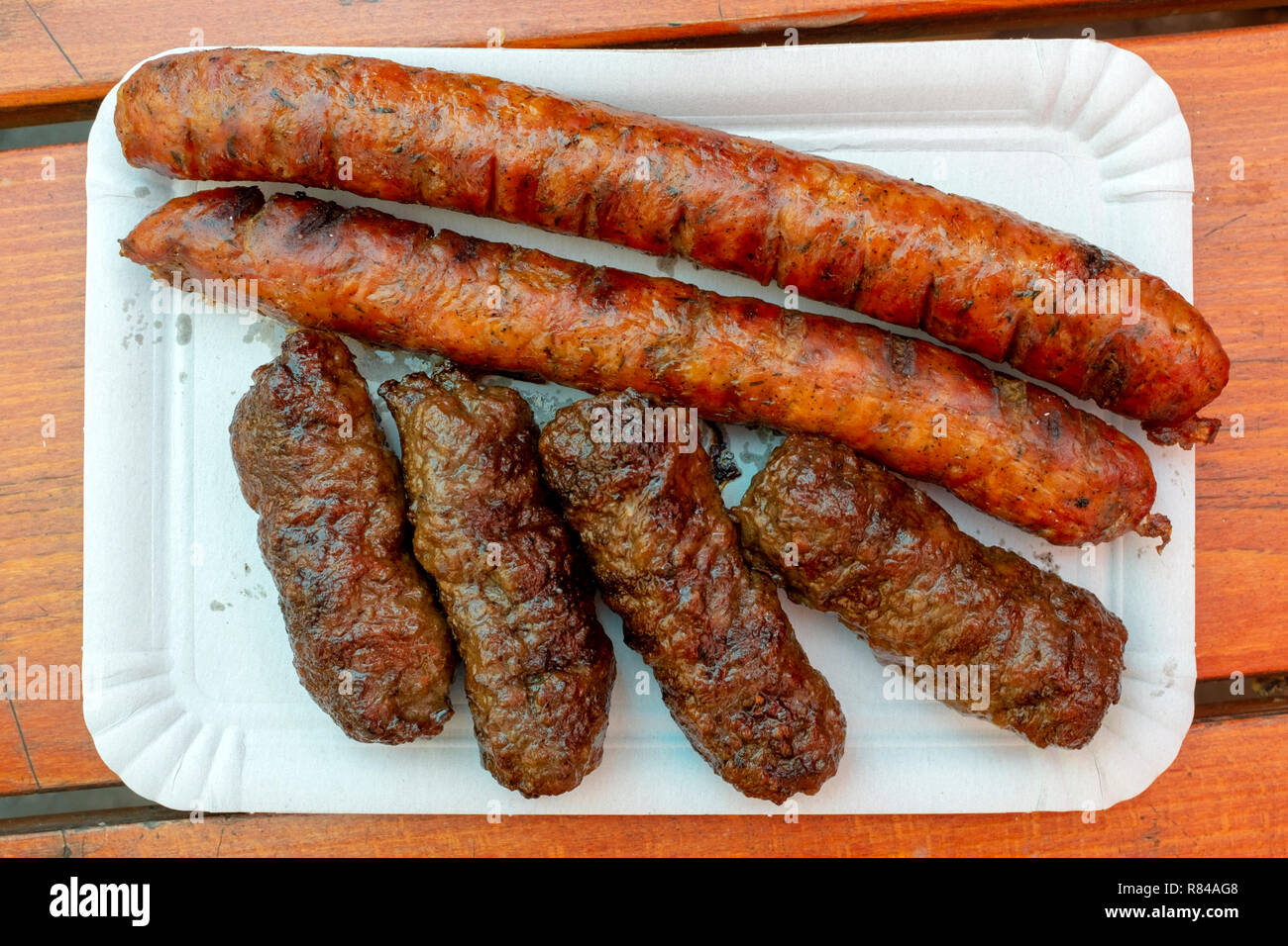 Romanian sausages hi-res stock photography and images - Alamy