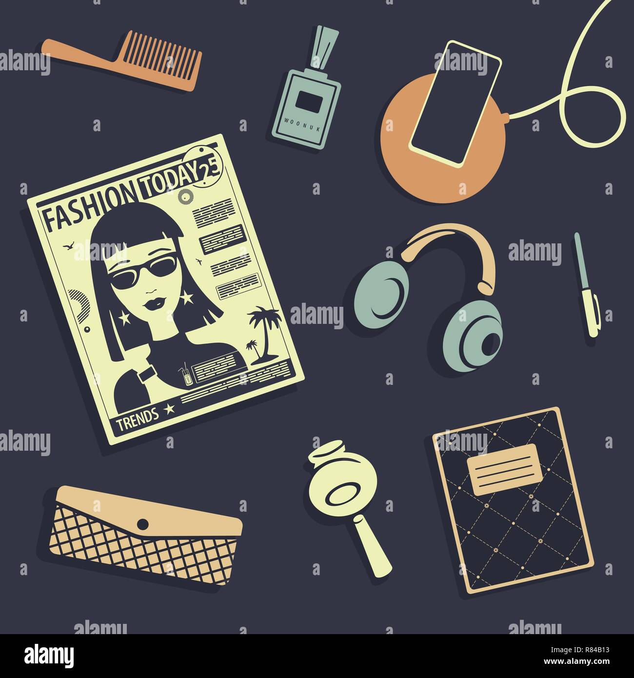 Women's magazine cover hi-res stock photography and images - Alamy