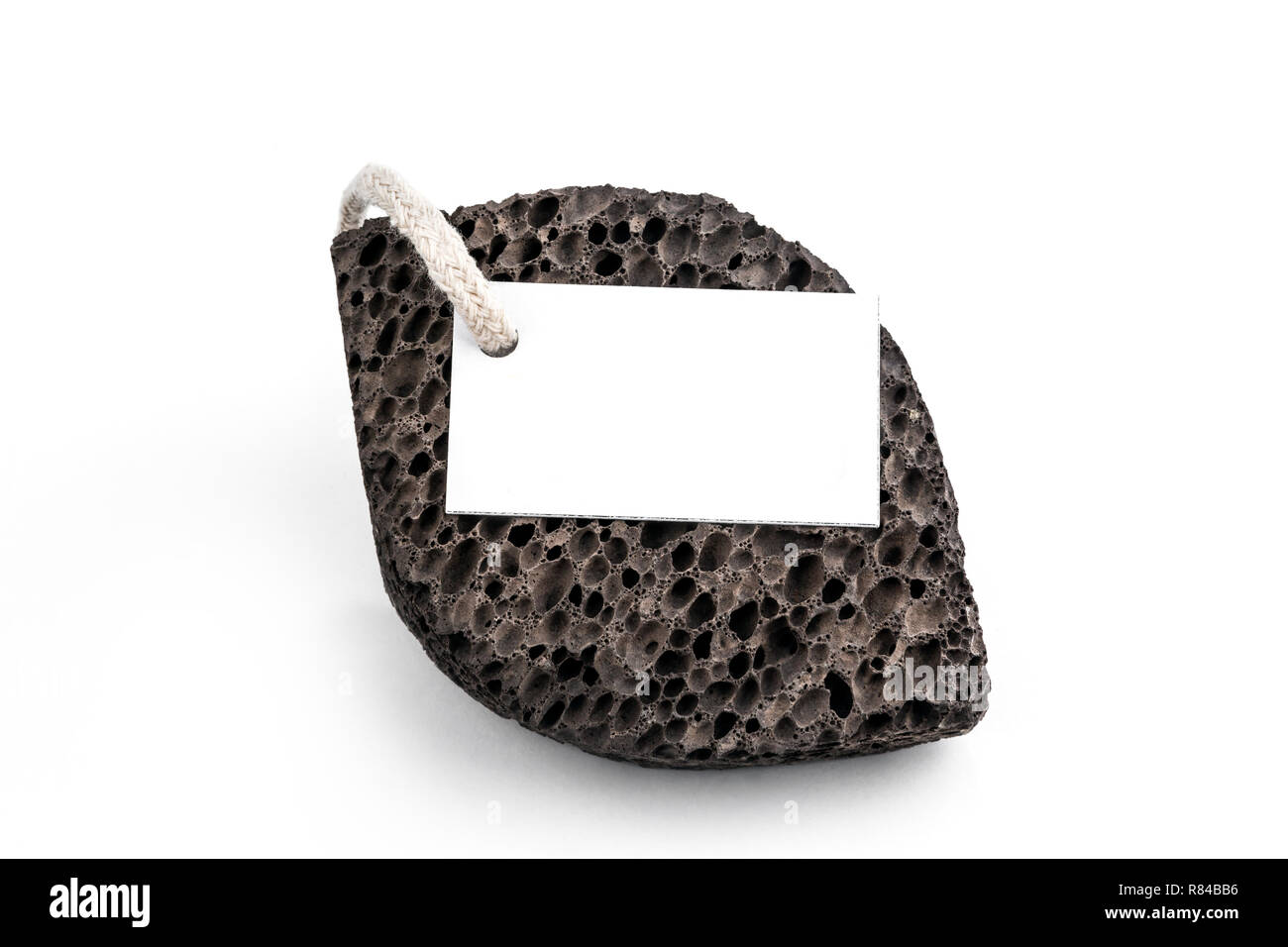 Volcanic lava foot pumices on the white background Stock Photo - Alamy