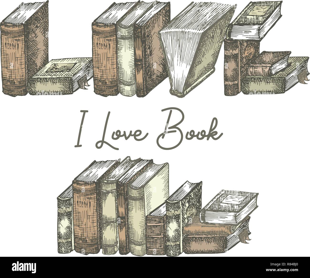 Bookshop i Stock Vector Images - Alamy