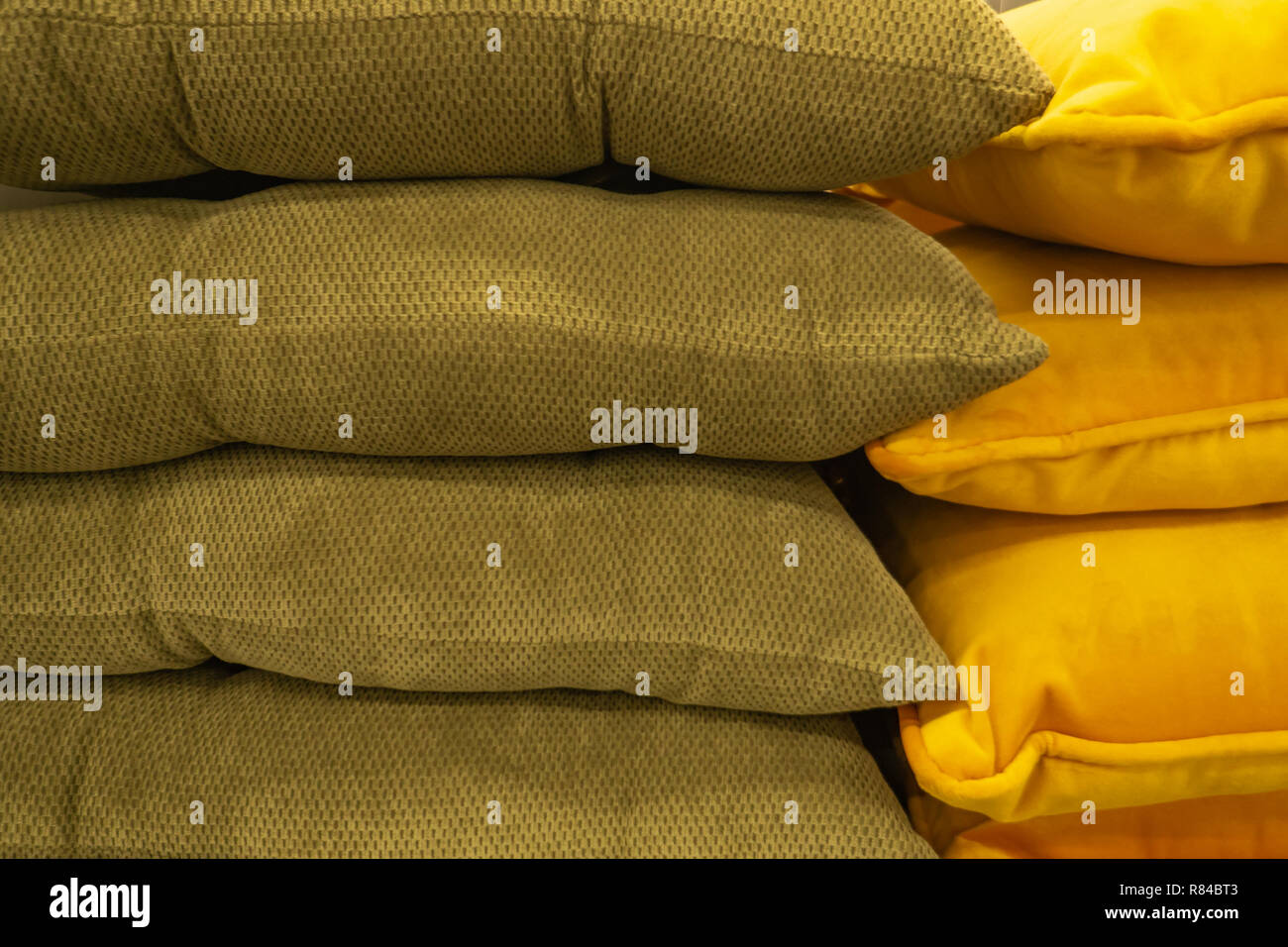 Store display of cushions hi-res stock photography and images - Alamy
