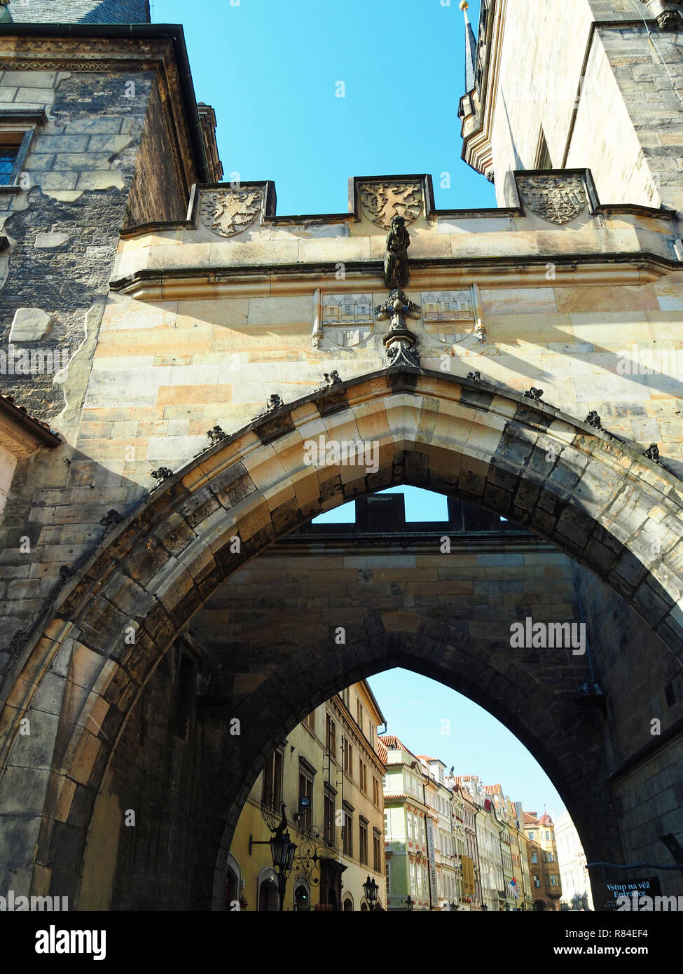 Historical structures in Prague, Czech Republic Stock Photo - Alamy