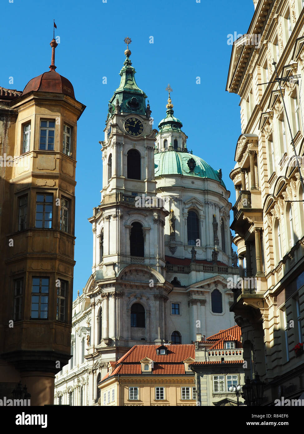 Historical structures in Prague, Czech Republic Stock Photo - Alamy