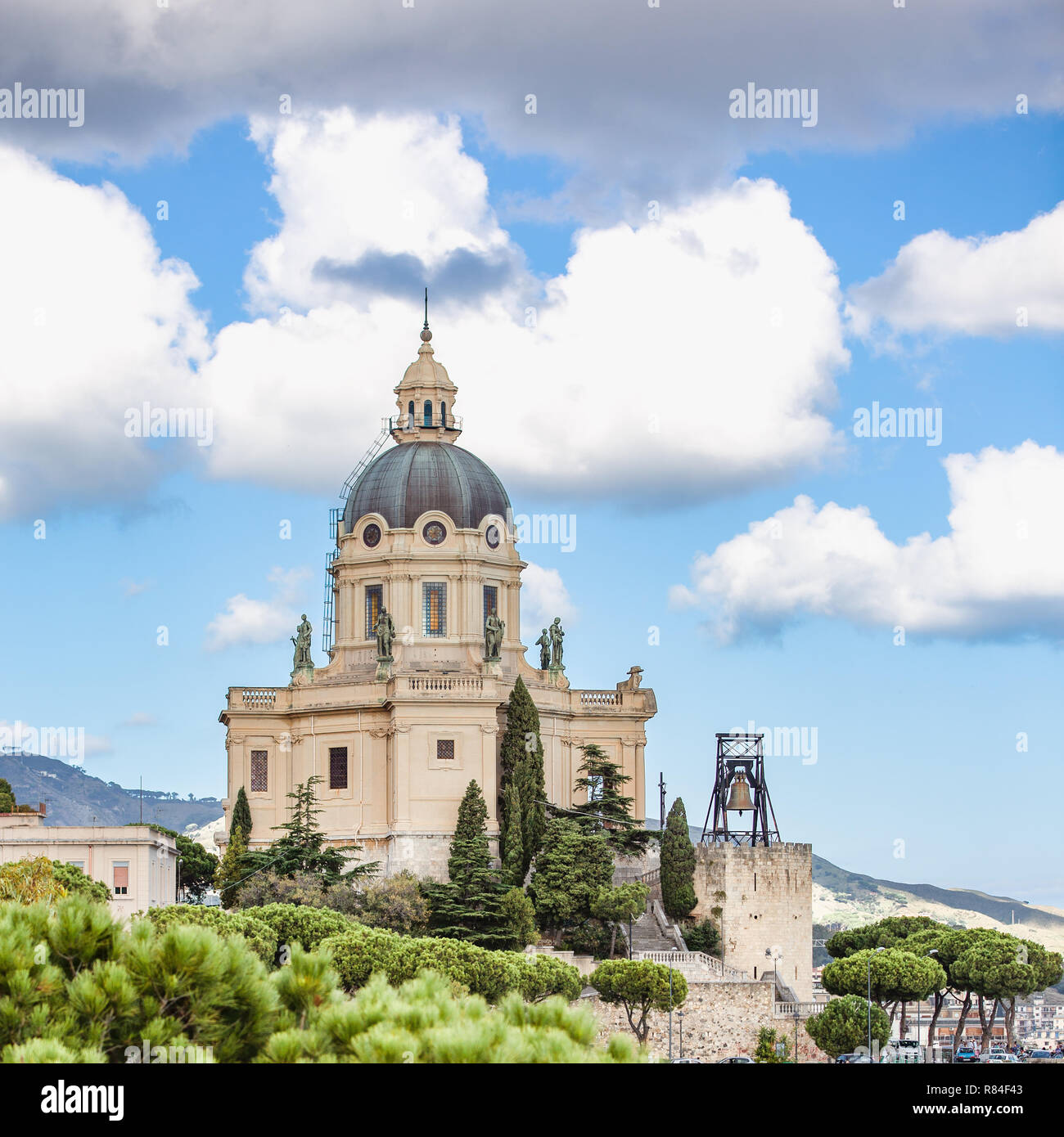 The church "Sanctuary of Our Lady of Mount Carmel" in Messina ("Chiesa ...