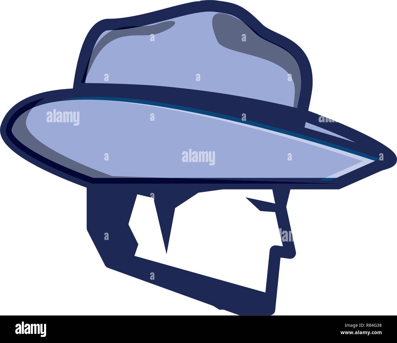 cyber security agent head vector illustration design Stock Vector Image ...