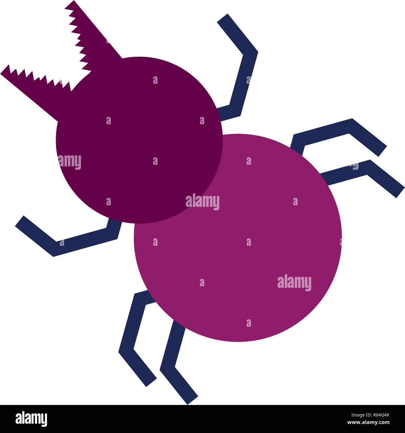 bug virus infection icon vector illustration design Stock Vector Image ...