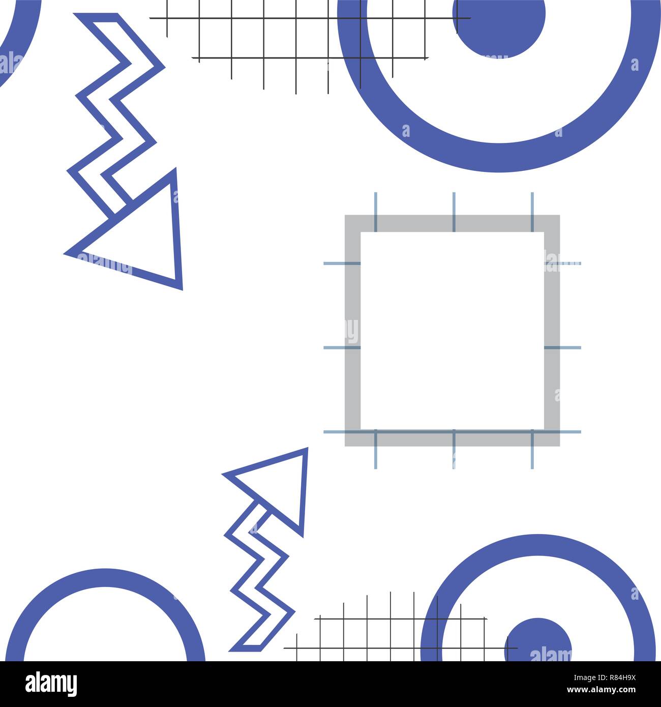 pattern of geometric figures vector illustration design Stock Vector ...