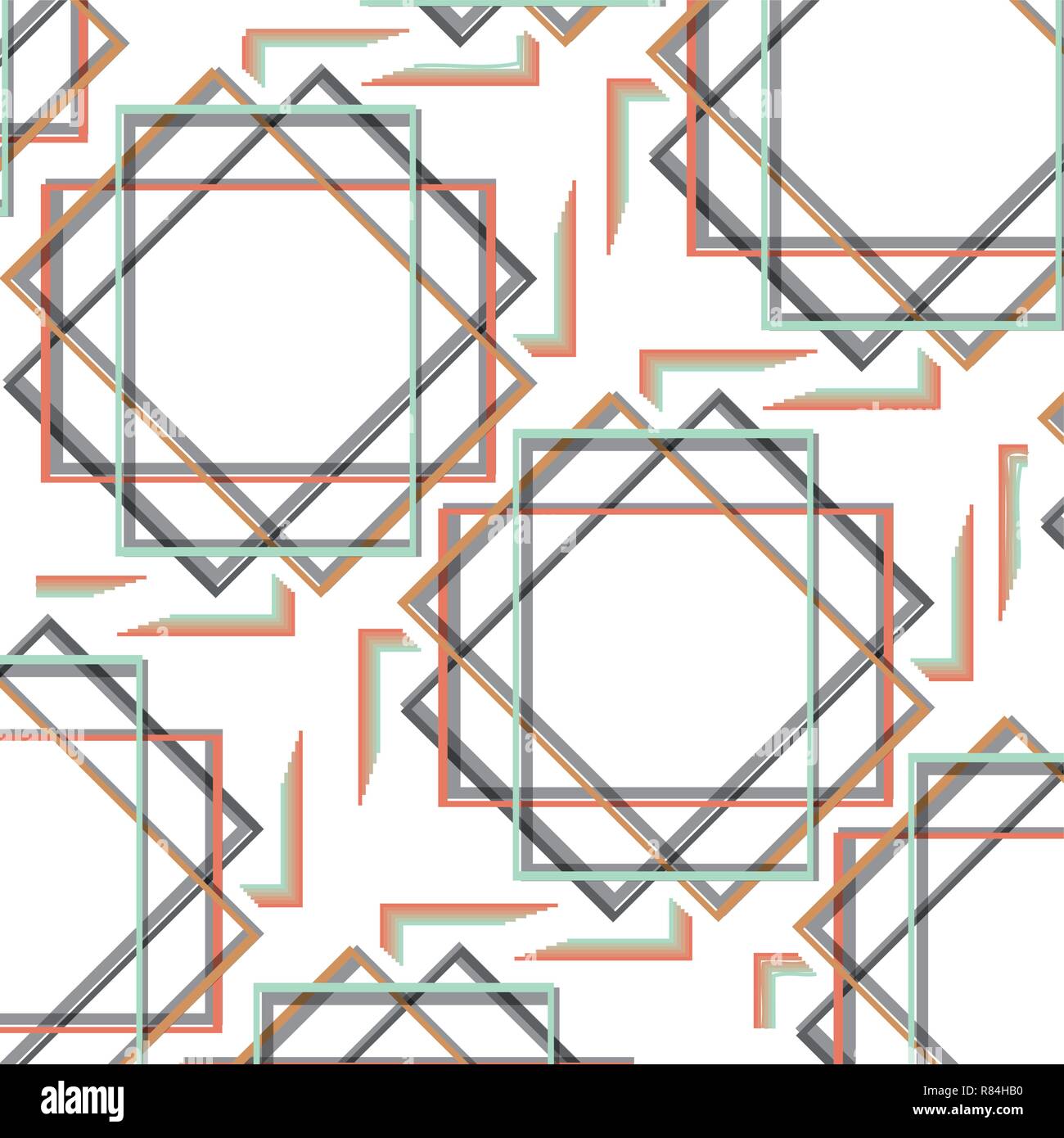 pattern of geometric figures vector illustration design Stock Vector ...