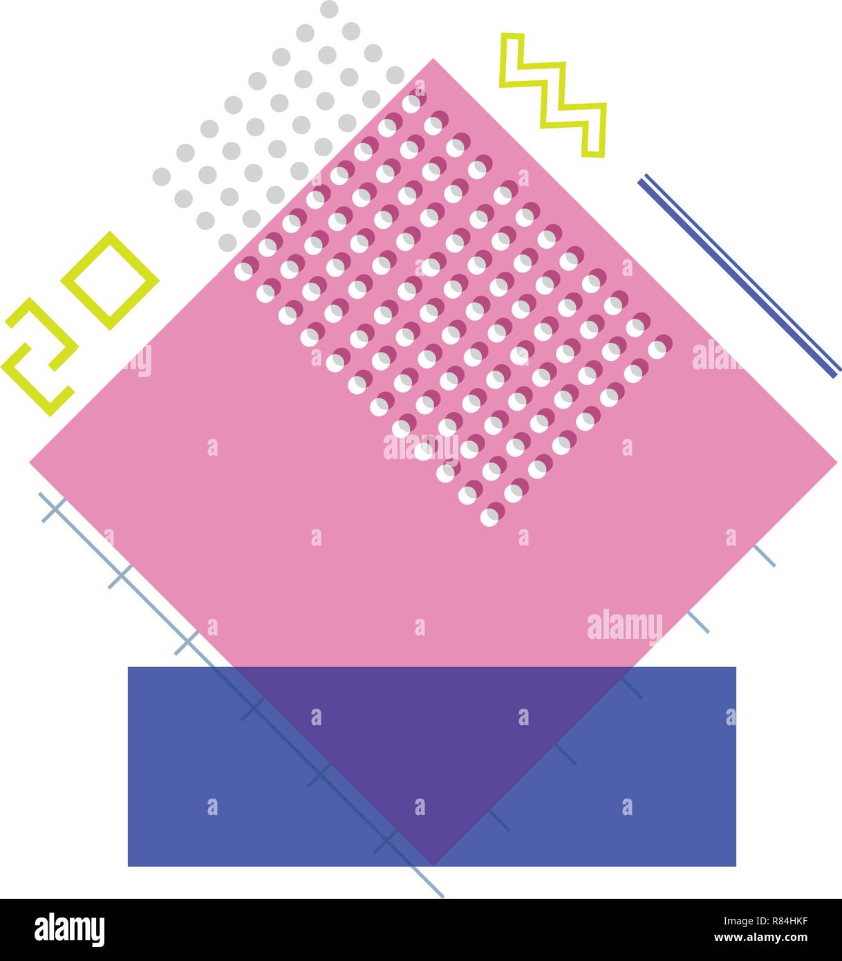 pattern of geometric figures vector illustration design Stock Vector ...