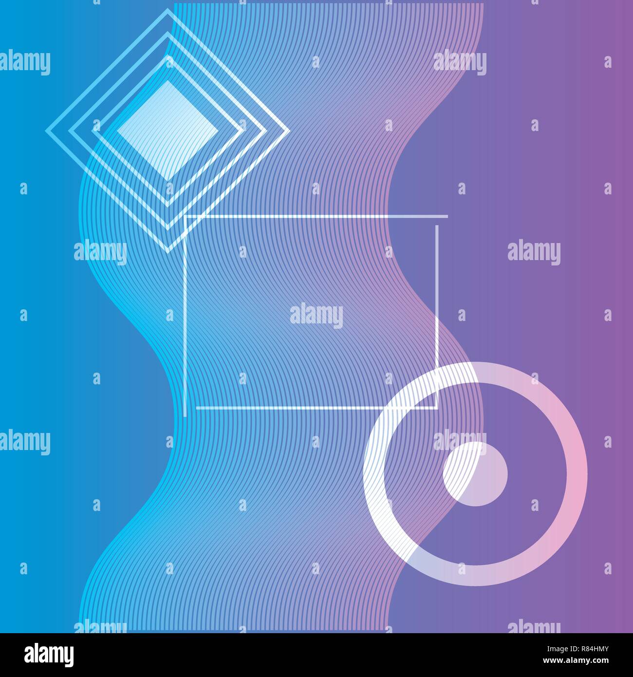 pattern of geometric figures vector illustration design Stock Vector ...