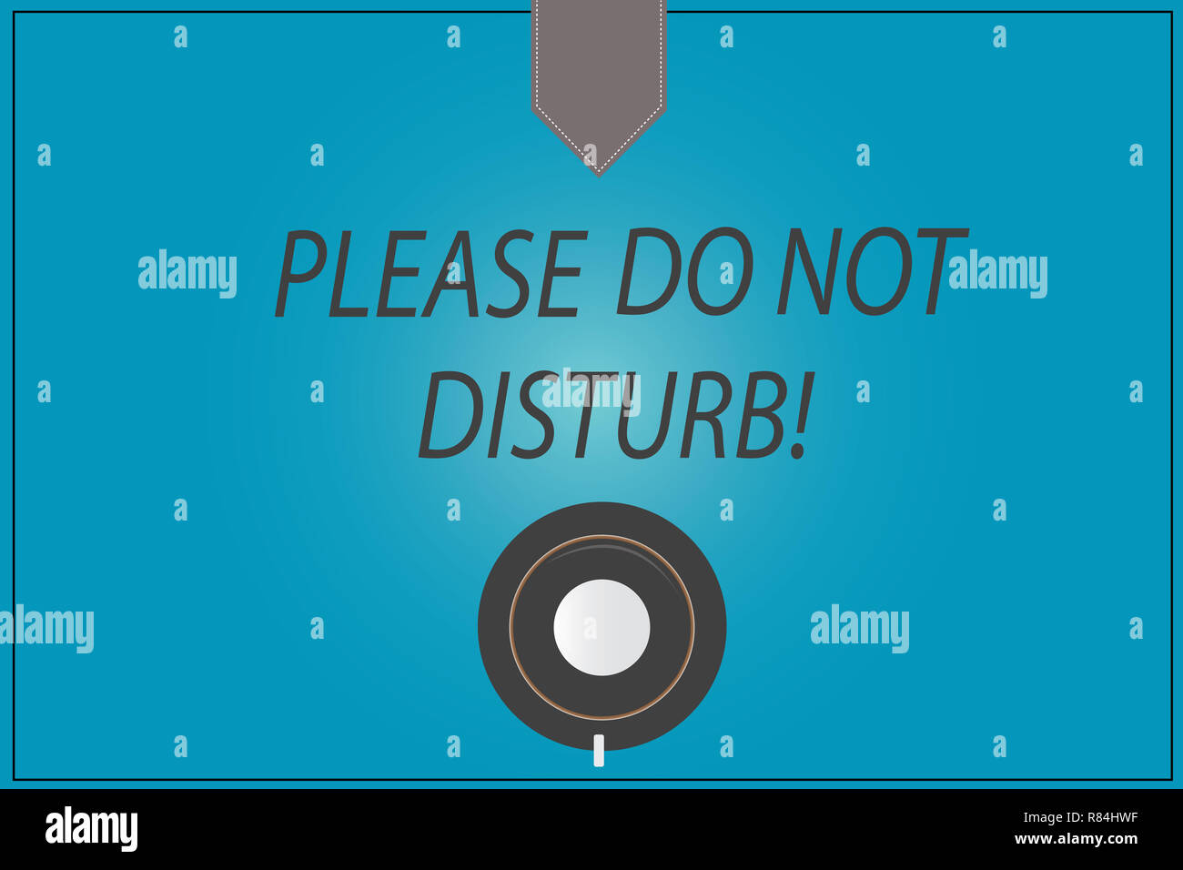 Word writing text Please Do Not Disturb. Business concept for Let us be ...