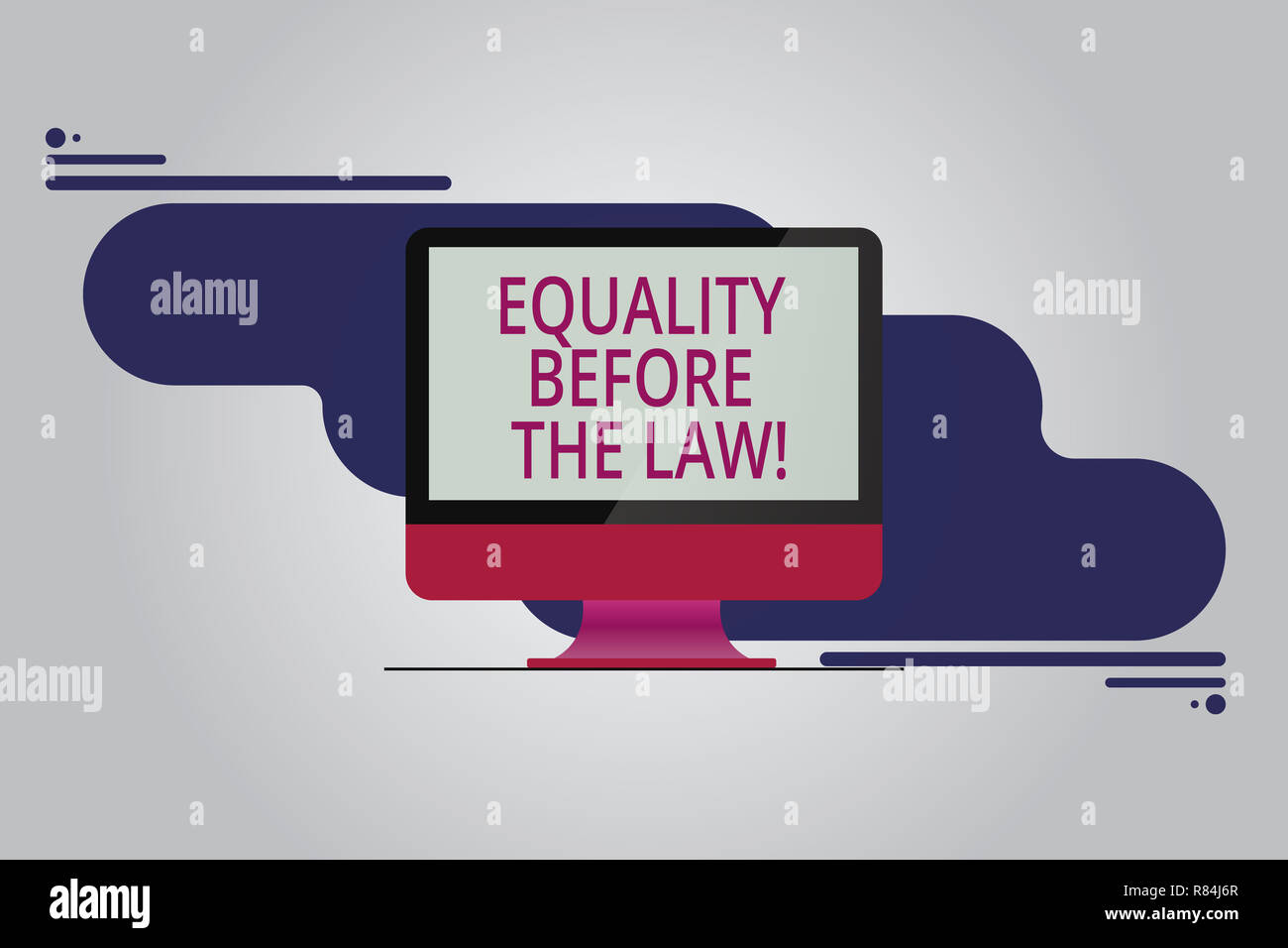 Text sign showing Equality Before The Law. Conceptual photo Justice ...