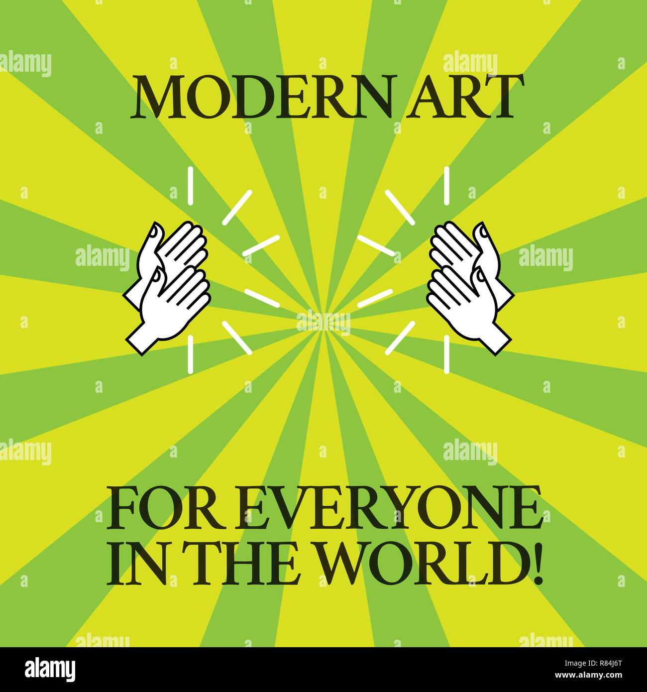 Word writing text Modern Art For Everyone In The World. Business ...