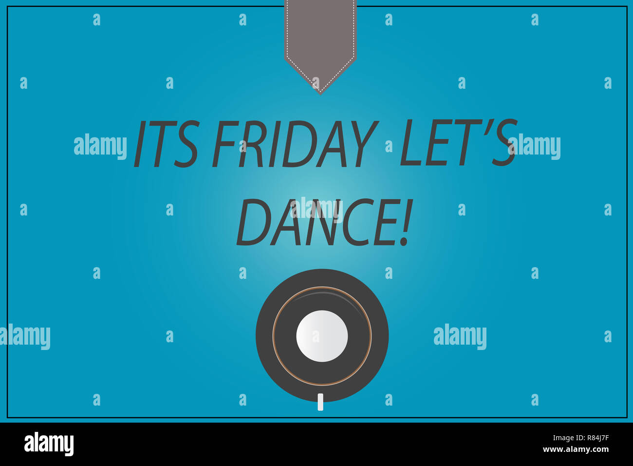 Word writing text Its Friday Let S Dance. Business concept for ...
