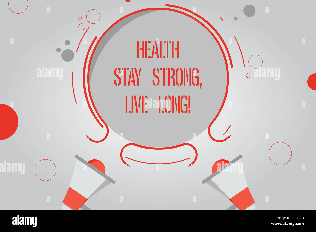 Handwriting text Health Stay Strong Live Long. Concept meaning Have a ...