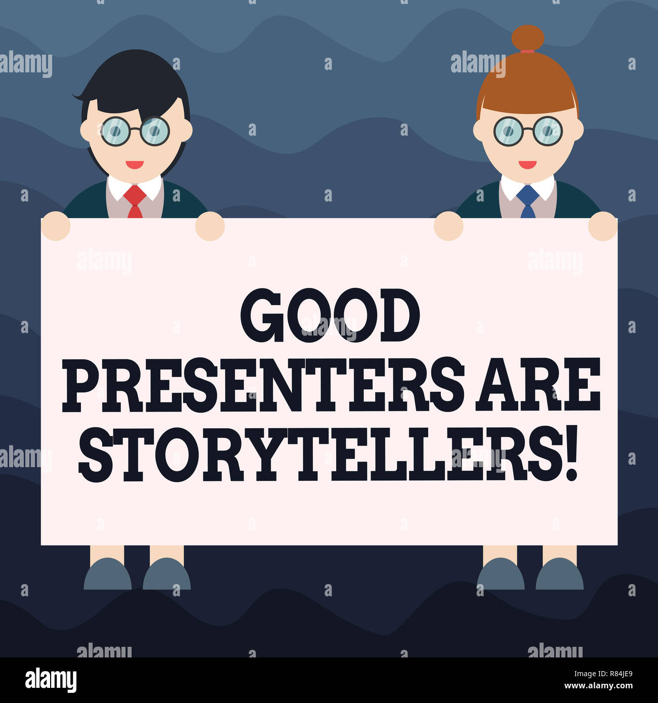 Writing note showing Good Presenters Are Storytellers. Business photo ...