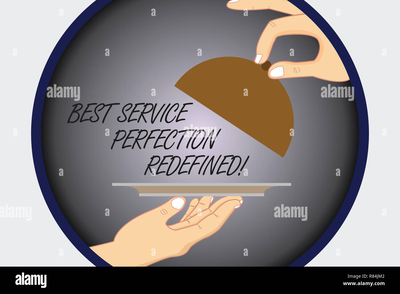 Text sign showing Best Service Perfection Redefined. Conceptual photo ...