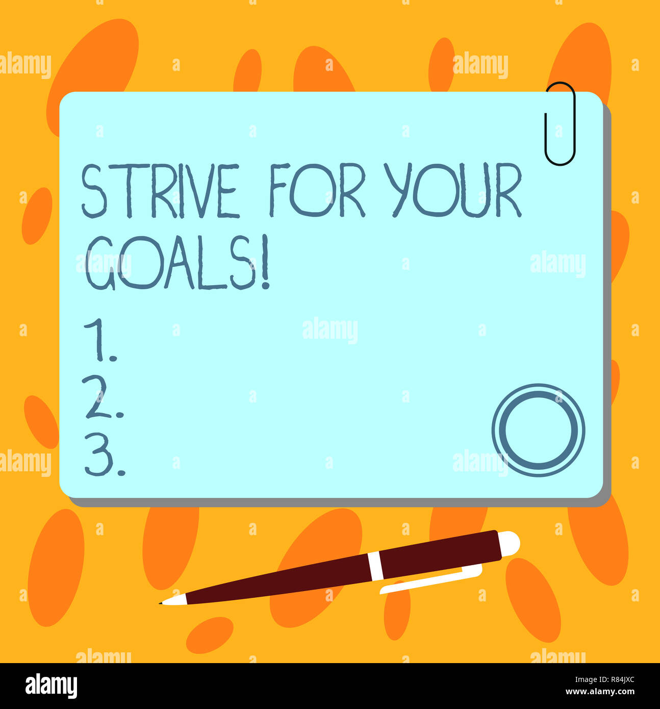 Text sign showing Strive For Your Goals. Conceptual photo Fight for ...