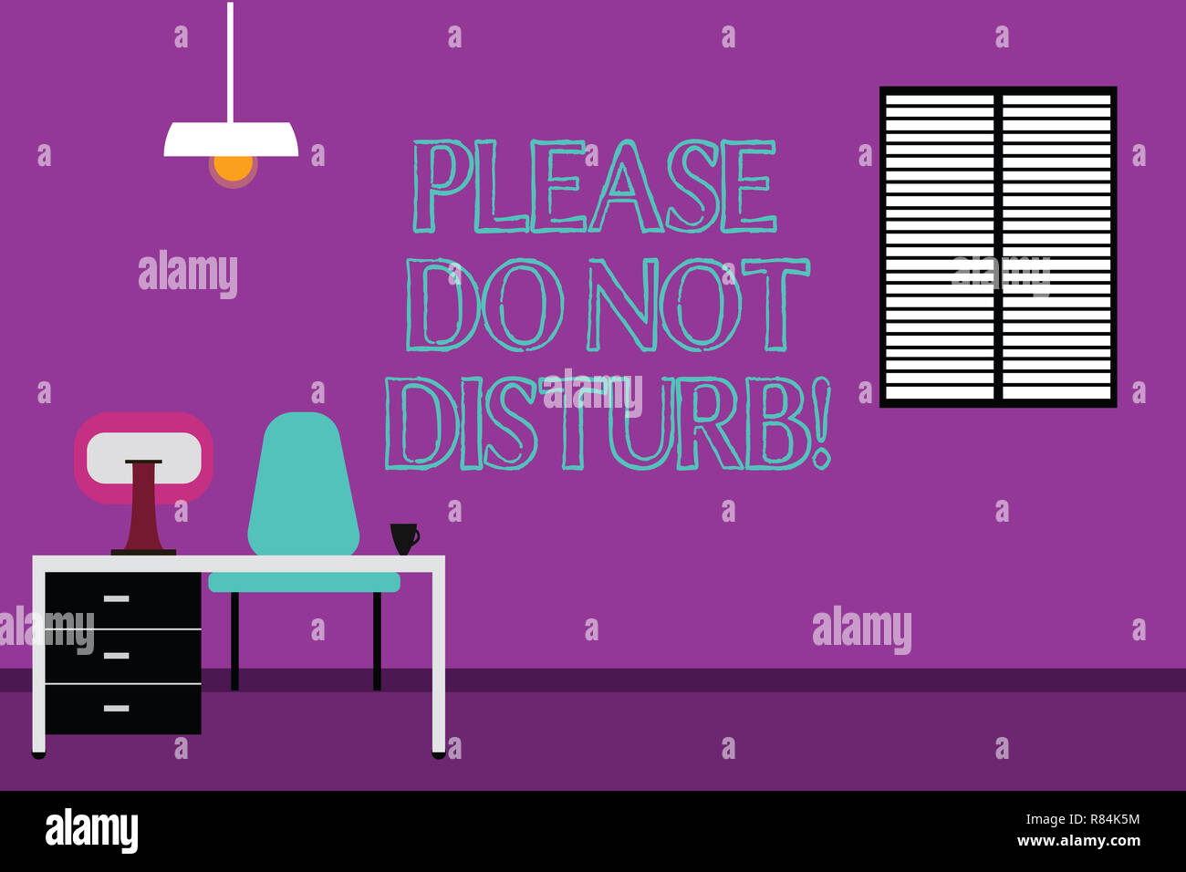 Handwriting text writing Please Do Not Disturb. Concept meaning Let us ...