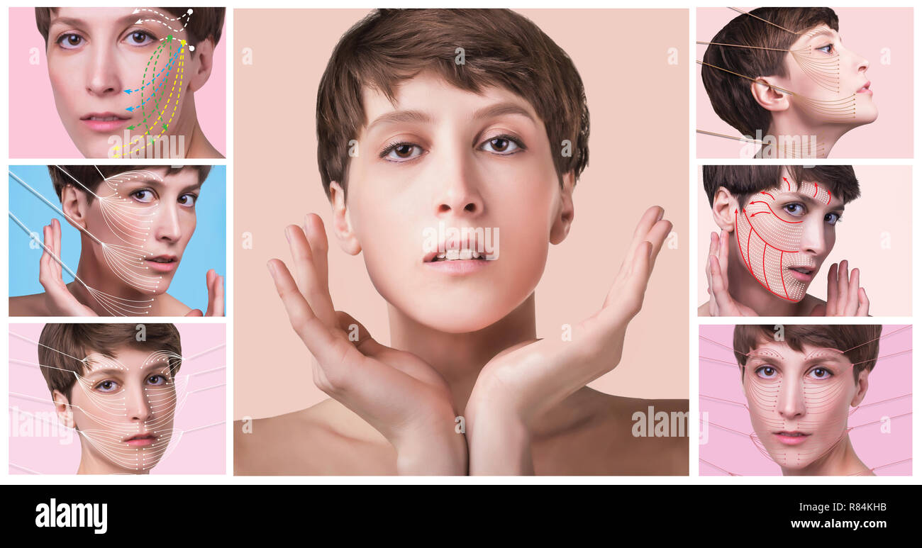 Young female with clean fresh skin Stock Photo - Alamy