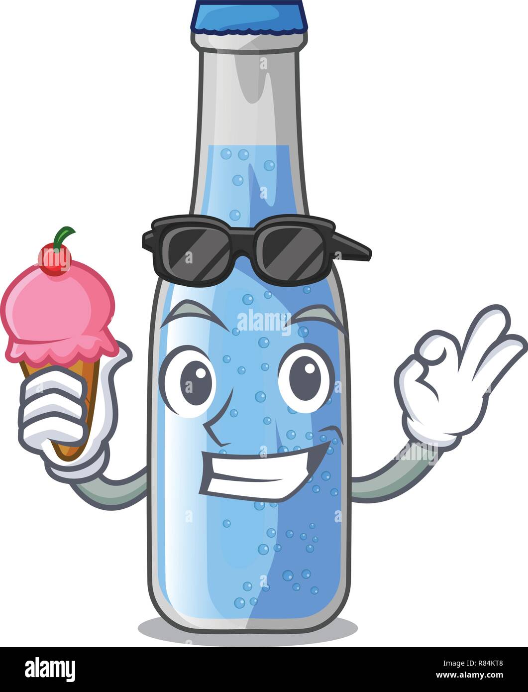 Pouring carbonated water Stock Vector Images - Alamy