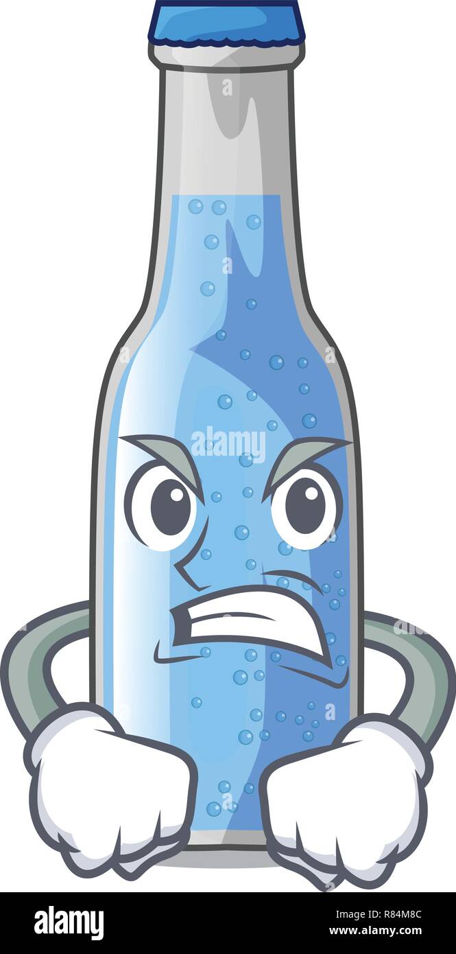 Angry glass of soda water on character Stock Vector Image & Art - Alamy