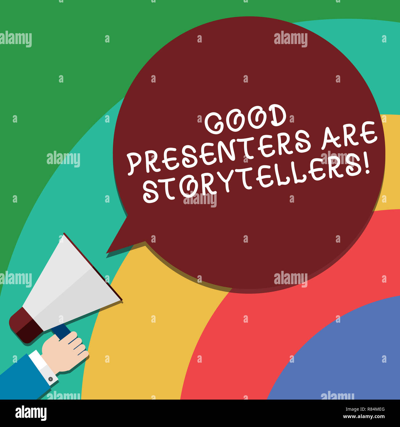 Handwriting text Good Presenters Are Storytellers. Concept meaning ...